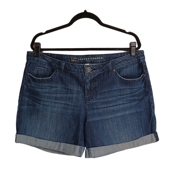 LC Lauren Conrad | Shorts | Lc Lauren Conrad Dark Blue Cuff Rolled Hem ...